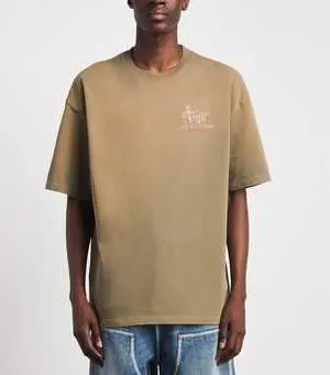 Amiri Cotton Studio Print T-shirt - Brown