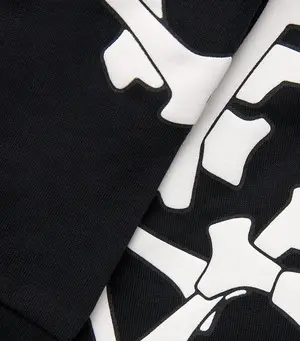 Amiri Cotton Stacked Bones Long-sleeve T-shirt - Black
