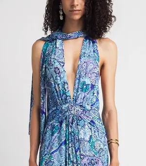 Rixo Chiffon Alaina Maxi Dress