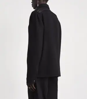 Rick Owens Wool Cropped Harrington Jacket