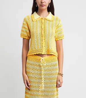Simkhai Crochet Stripe Stanton Shirt