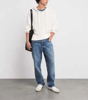 Paige Linen-cotton Monroe T-shirt - Blue