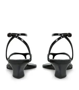 Alaïa Clear Tongs Wedge Sandals 30