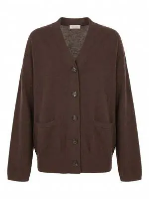 BRUNELLO CUCINELLI BRUNELLO CUCINELLI Oversized Cashmere V-Neck Cardigan