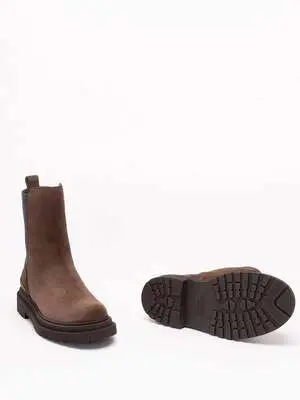 Brunello Cucinelli Leather Ankle Boots - Multicolor