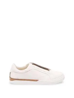 Fendi Mix Calfskin Leather Sneakers - Multicolor