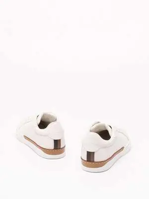 Fendi Mix Calfskin Leather Sneakers