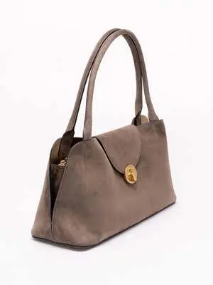 Versace Medium Suede Bag - Multicolor