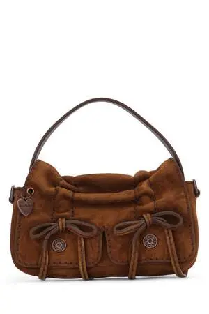 Acne Studios Micro Crossbody Suede Bag - Multicolor