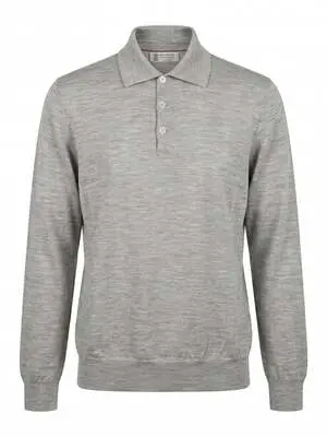 Brunello Cucinelli Brunello Cucinelli Men Polo Neck Sweater Multicolor