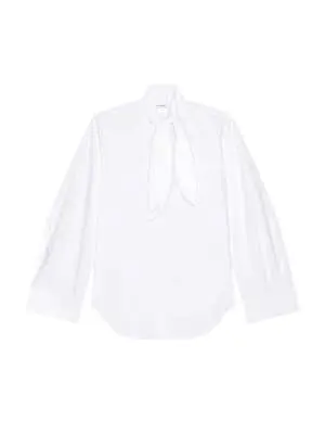Givenchy Shirt With Neck Tie Detail - Multicolor