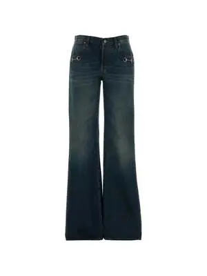 Gucci Low Rise Bootcut Jeans - Multicolor