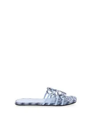Loewe Petal Anagram" Embroidery Slides - Multicolor