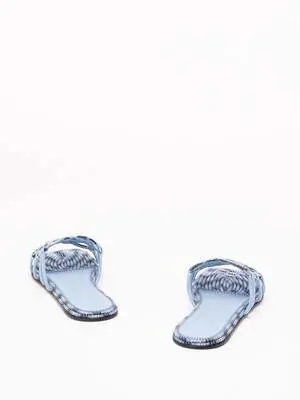 Loewe Petal Anagram" Embroidery Slides - Multicolor