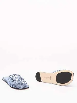 Loewe Petal Anagram" Embroidery Slides - Multicolor