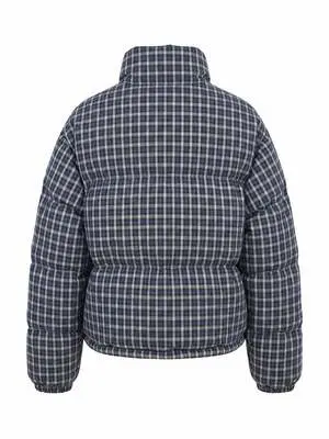 Miu Miu Checked Down Jacket - Multicolor