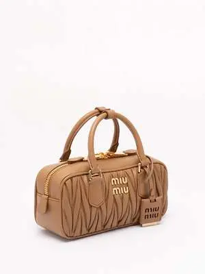 Miu Miu Arcadie Matelassé Nappa Leather Bag - Multicolor