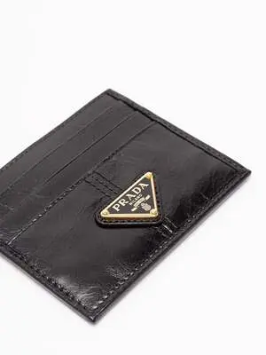 Prada Leather Card Holder - Multicolor