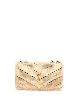 Saint Laurent Loulou` Small Raffia Bag - Multicolor