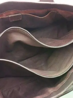 Celine Leather Tote Bag - Brown