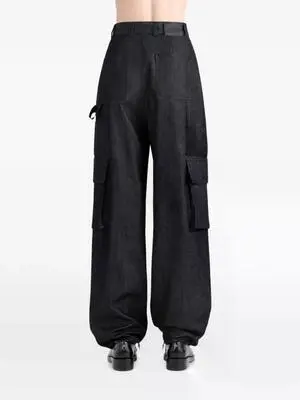 Balenciaga Relaxed Wide-leg Multi-pocket Cargo Pants