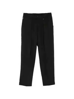 YES LONDON Pleated Elasticated-waistband Trousers