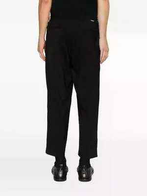 YES LONDON Pleated Elasticated-waistband Trousers