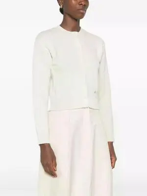 A.p.c. Logo Embroidered Cardigan