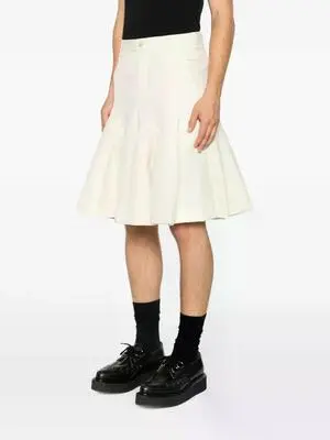 Comme Des Garçons Pleated Flared Midi Skirt