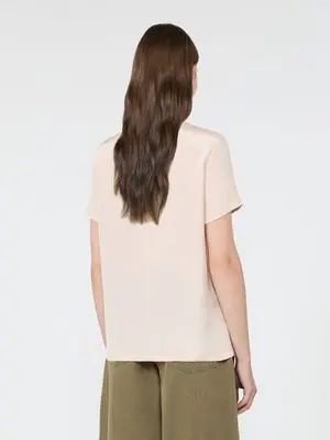 Max Mara Printed Silk Crepe De Chine Blouse