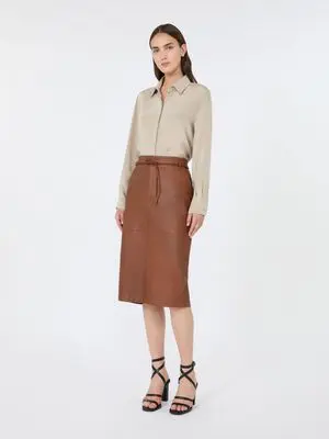 Max Mara Silk Crepe De Chine Shirt