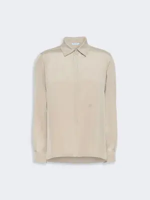 Max Mara Silk Crepe De Chine Shirt