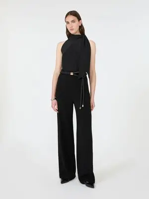 Max Mara Sleeveless Crepe De Chine Top
