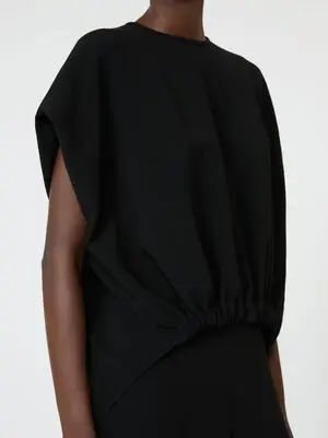 Max Mara Boxy Blouse In Compact Cady