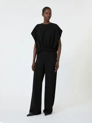 Max Mara Boxy Blouse In Compact Cady