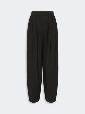 Max Mara Natural Stretch Pure Wool Baggy Trousers