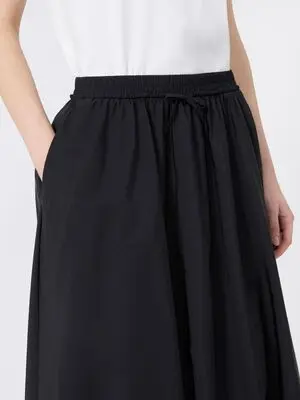 Max Mara Long Water-repellent Canvas Skirt