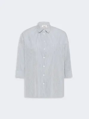 Max Mara Boxy Cotton Poplin Shirt
