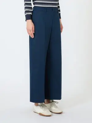 Max Mara Cotton Satin Trousers