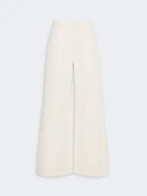 Max Mara Cotton Bull Denim Jeans - Ecru