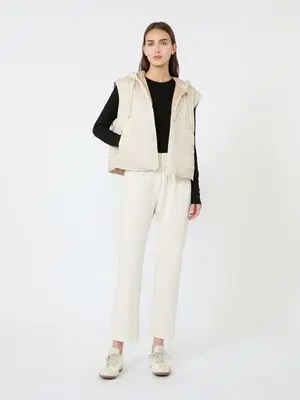Max Mara Reversible Water-repellent Canvas Padded Gilet