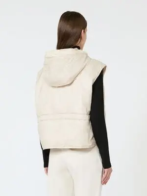 Max Mara Reversible Water-repellent Canvas Padded Gilet