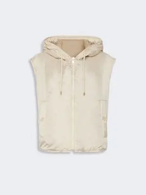 Max Mara Reversible Water-repellent Canvas Padded Gilet