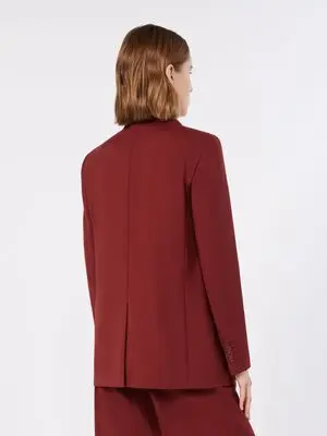 Max Mara Single-breasted Woollen Cloth Jacket
