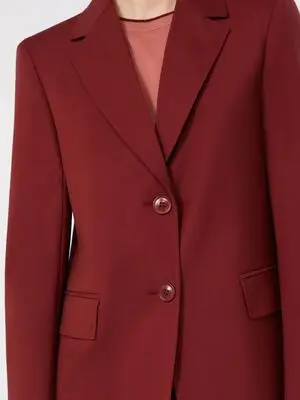 Max Mara Single-breasted Woollen Cloth Jacket