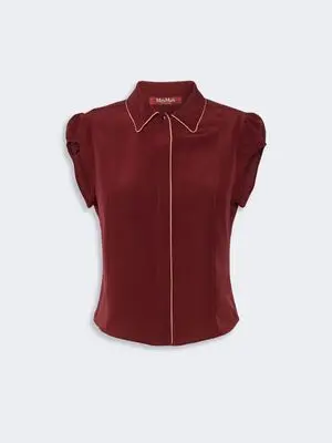 Max Mara Silk Crepe De Chine Shirt