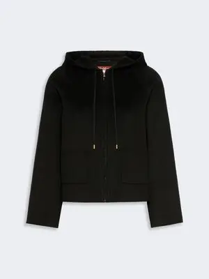 Max Mara Wool, Cashmere And Silk Short Hooded Coat