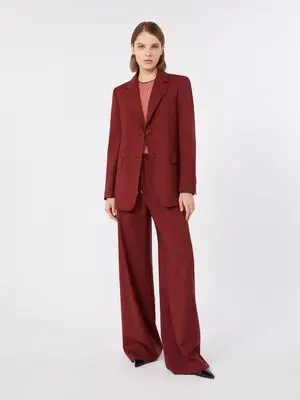 Max Mara Light Woollen Cloth Trousers