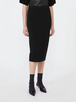 Max Mara Viscose Yarn Pencil Skirt