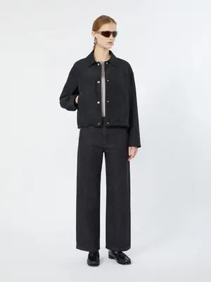 Max Mara Straight Leg Cotton Denim Jeans